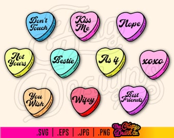 Candy Hearts - Valentines Day | Happy Valentine's Day | Valentine's Day ...