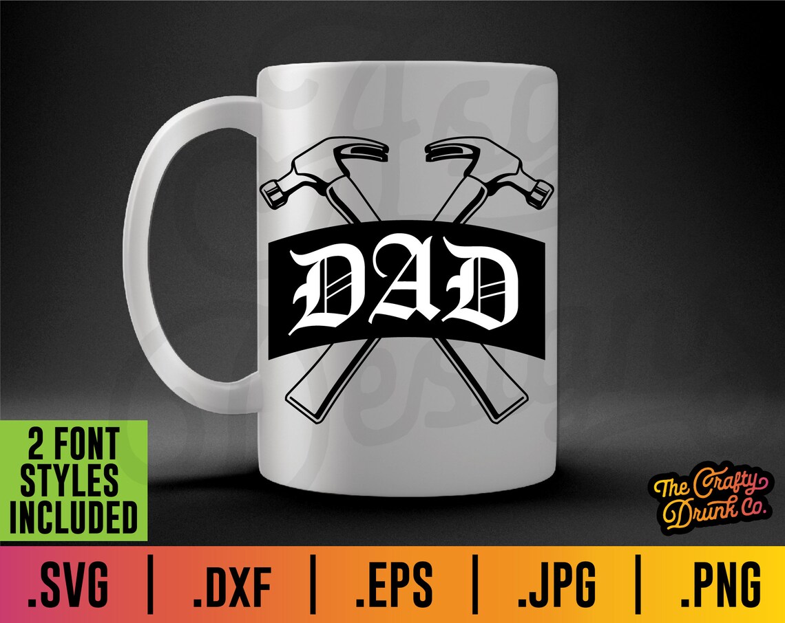 Dad Tools SVG Fathers Day Svg Dad Svg Hammer Svg Tools - Etsy