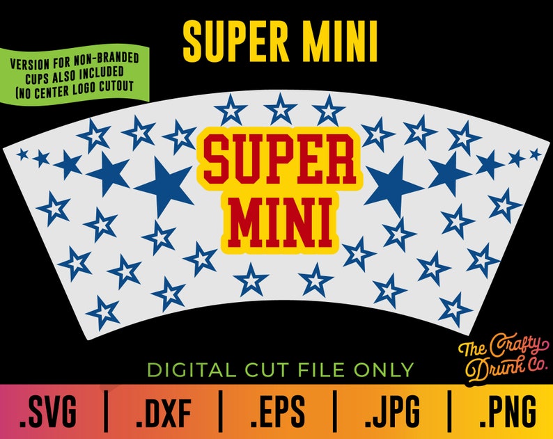 Super Mom Super Mini Cup Wrap Set Mommy and Me Starbucks cup | Etsy