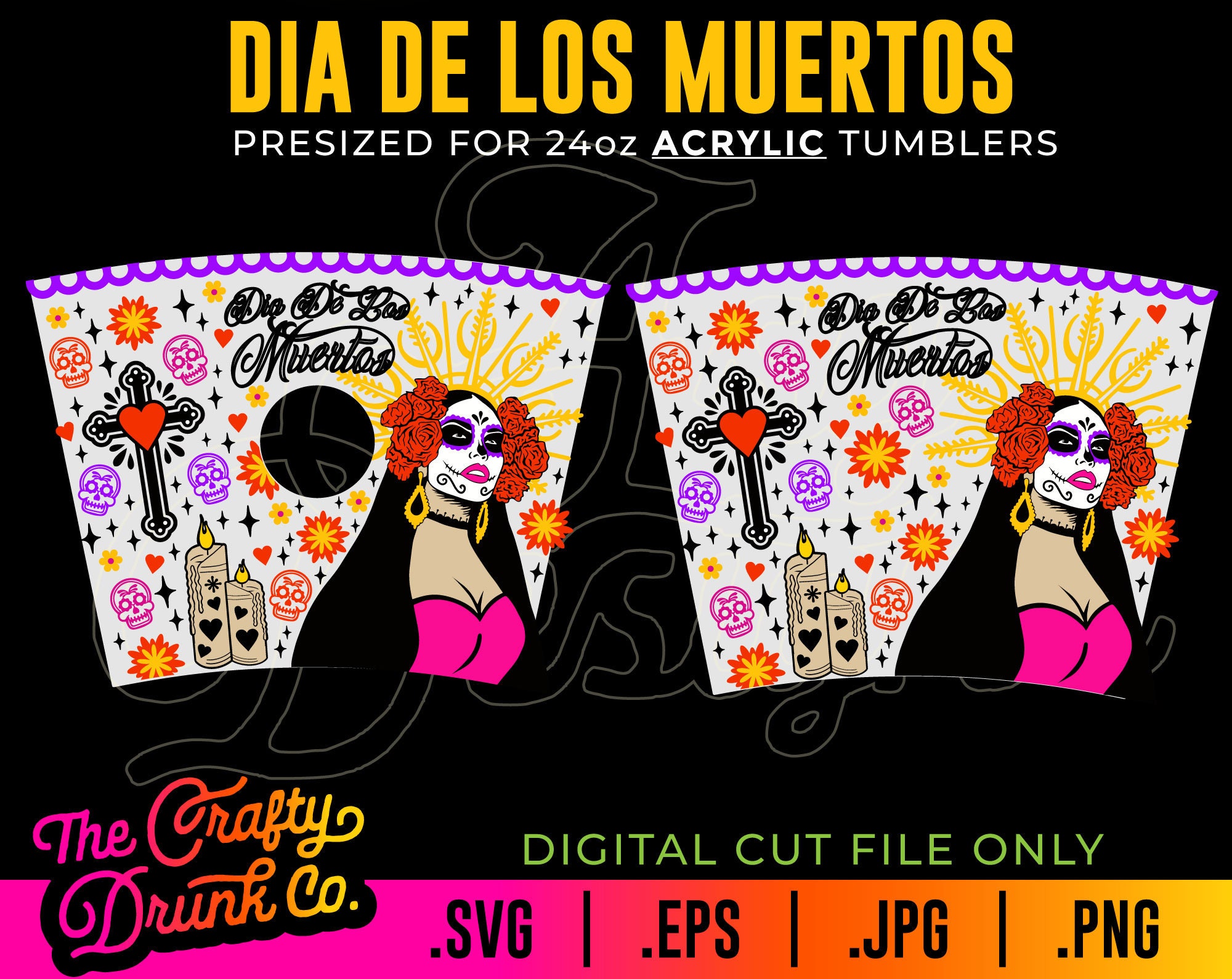 Dia De Los Muertos SVG BUNDLE Day of the Dead Svg Png - Etsy
