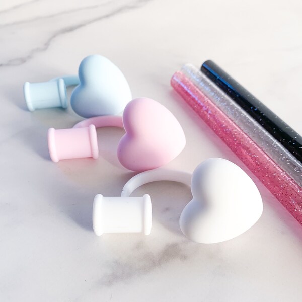 Heart Straws - Etsy