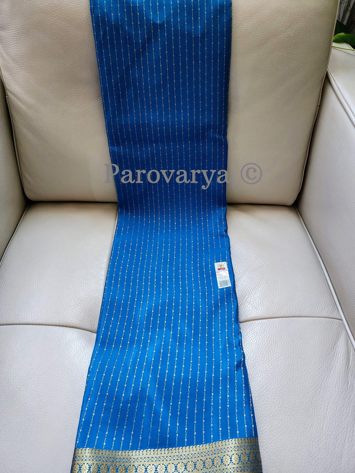 Mysore Silk Sky Blue (with Silk Mark) - Etsy