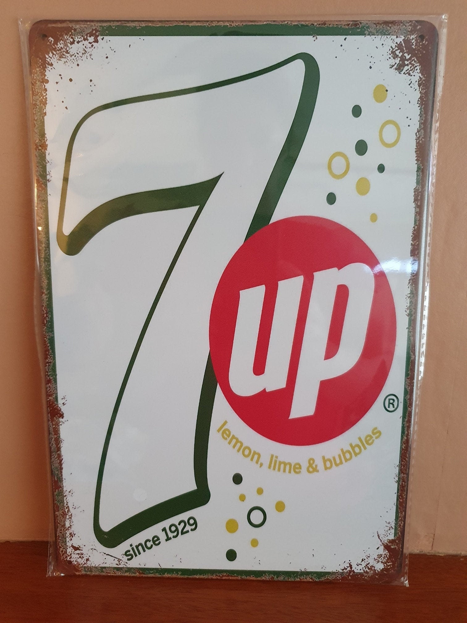 7Up Retro Metal Sign/Wall Decor/Home Decor/Wall | Etsy