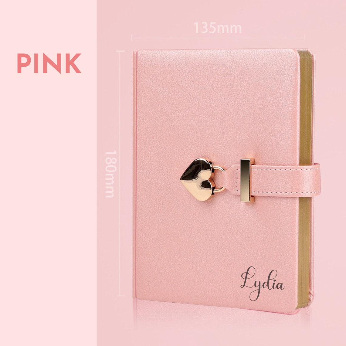 Custom Locked Journal Engraved Diary With Lock and Key Custom Leather ...