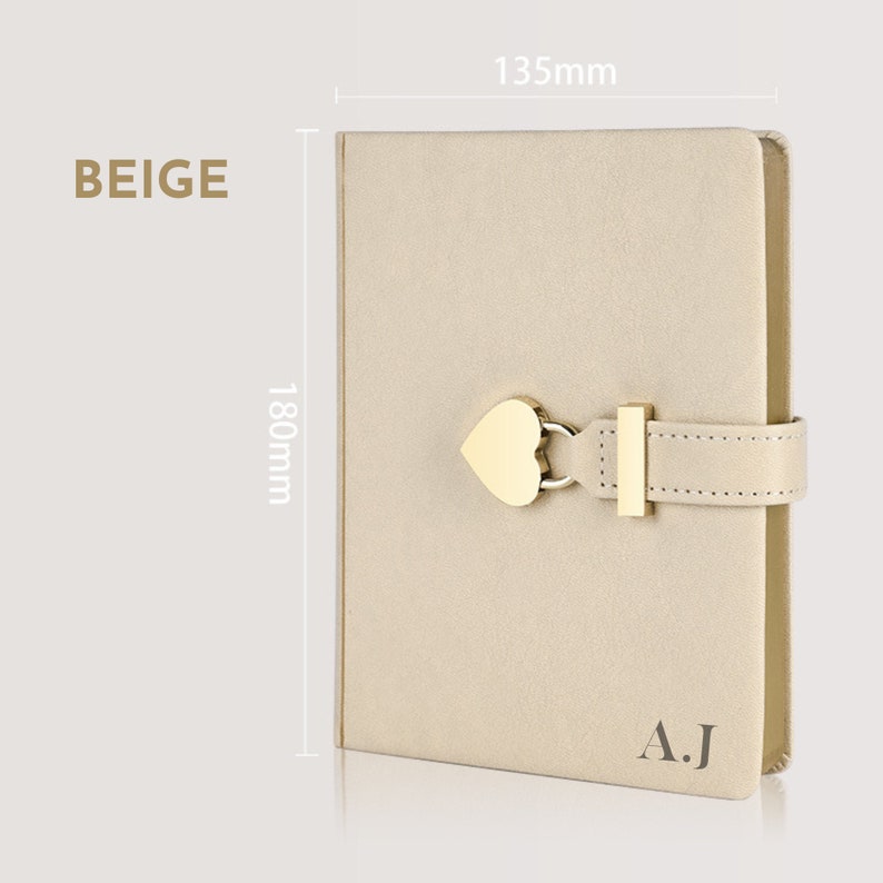 Custom Locked Journal Engraved Diary With Lock and Key Custom Leather ...