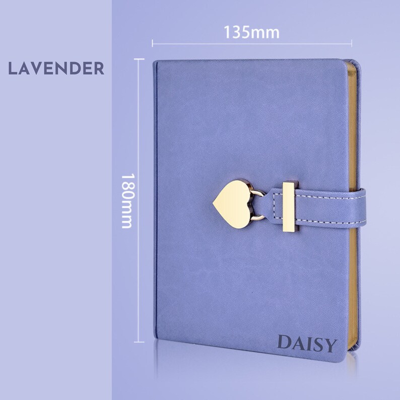 Custom Locked Journal Engraved Diary With Lock and Key Custom Leather ...