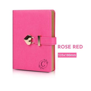 Custom Locked Journal Engraved Diary With Lock and Key Custom Leather ...