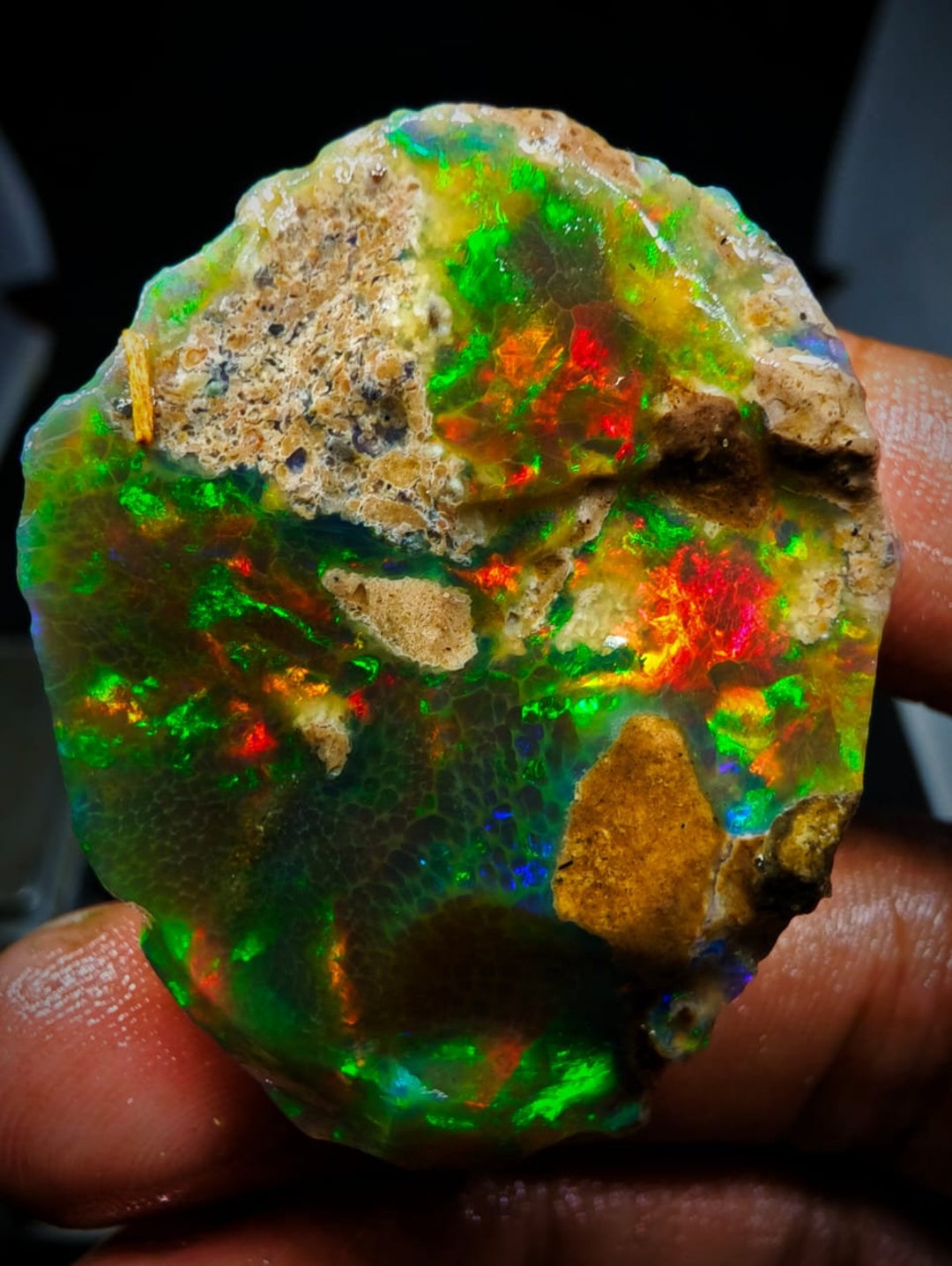 99 Crt OPAL ROUGH Raw Rock Welo Fire Opal Rough AAA Quality Opal Fire ...