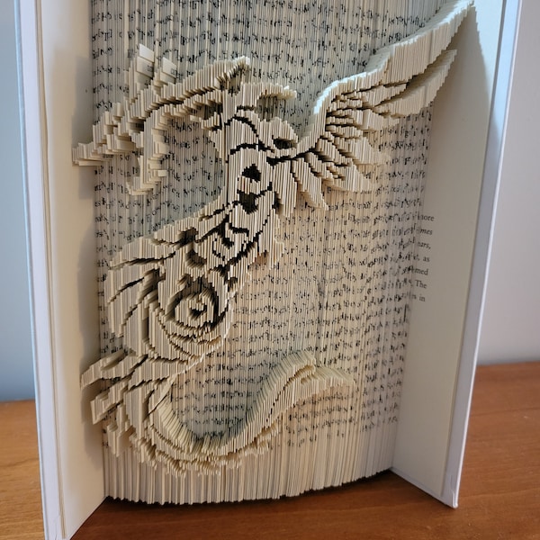 Folded Book Sculpture - Etsy