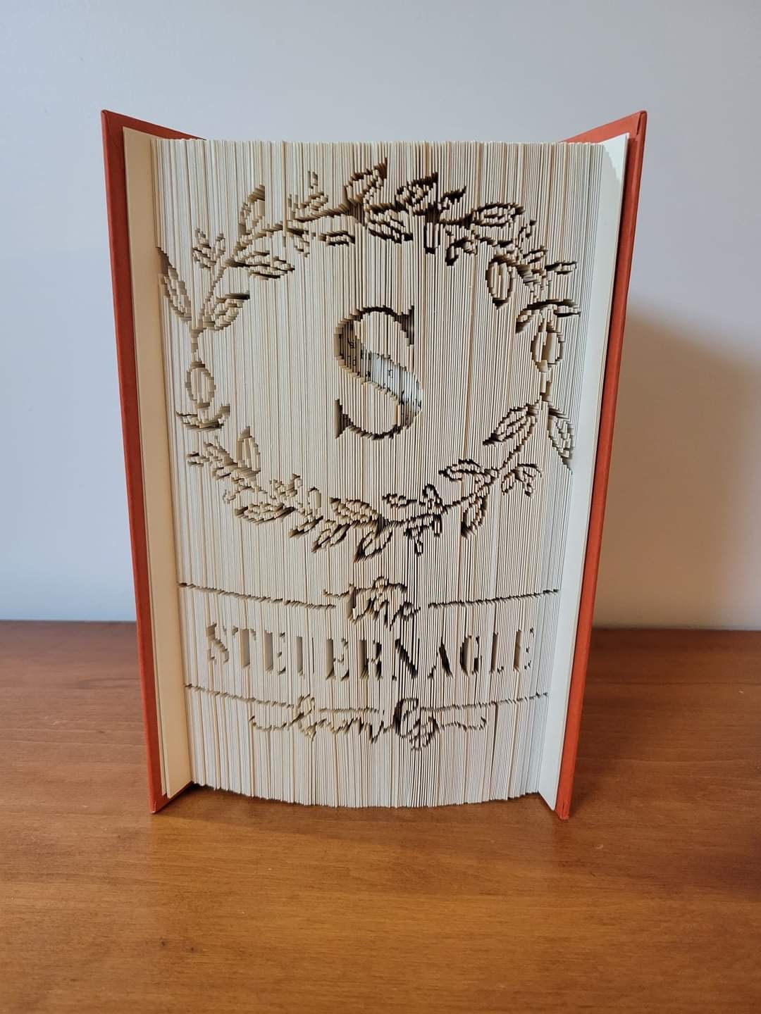 Customizable Family Name Folded Book Art. Unique Gift for Book Lovers ...