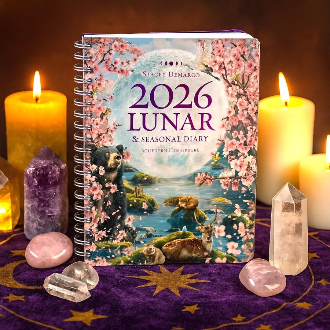 2026 Lunar & Seasonal Diary — Southern Hemisphere | Moon Phases ...