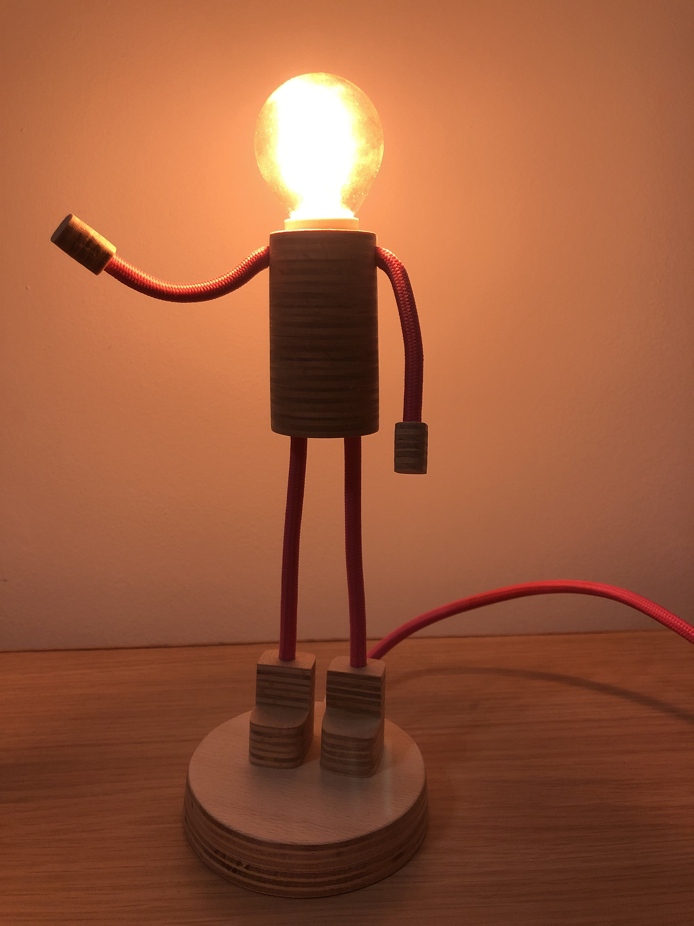 Table Lamp, Wooden Lamp, Children Lamp, Bithday Gift, Kid's Lamp ...