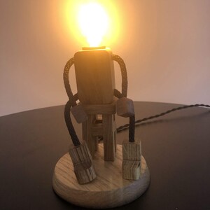 Table Lamp, Wooden Lamp, Children Lamp, Birthday Gift, Kid's Lamp ...