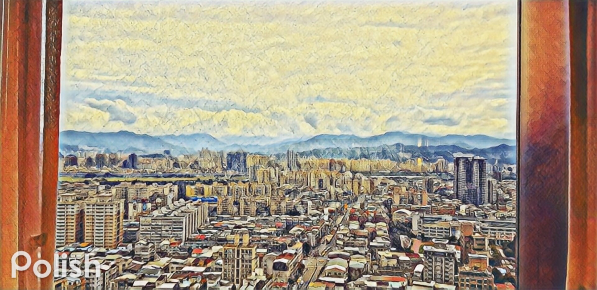 City Picture Photo Frame Drawing Watercolor - Etsy UK