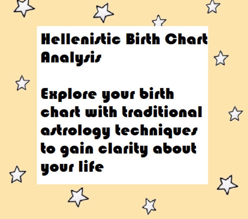 Traditional Astrology Birth Chart Reading by Casstrology - Etsy