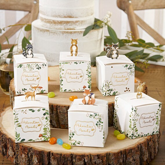 Baby/ SET OF 12 Custom Drop Box Minimalist Unique Boho | Etsy