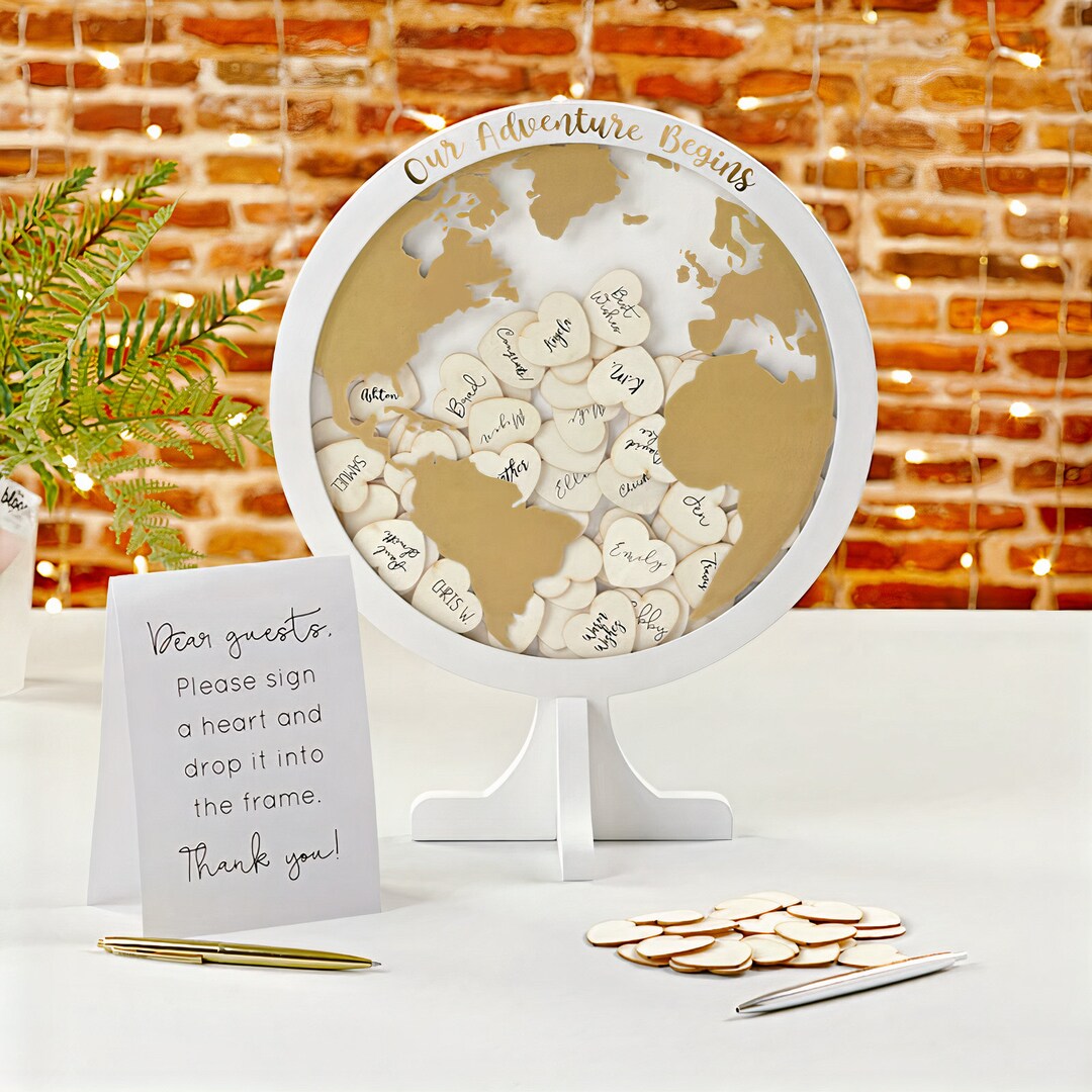 Wedding Guest Book Alternative, Custom Drop Box, Unique Wooden Boho and ...