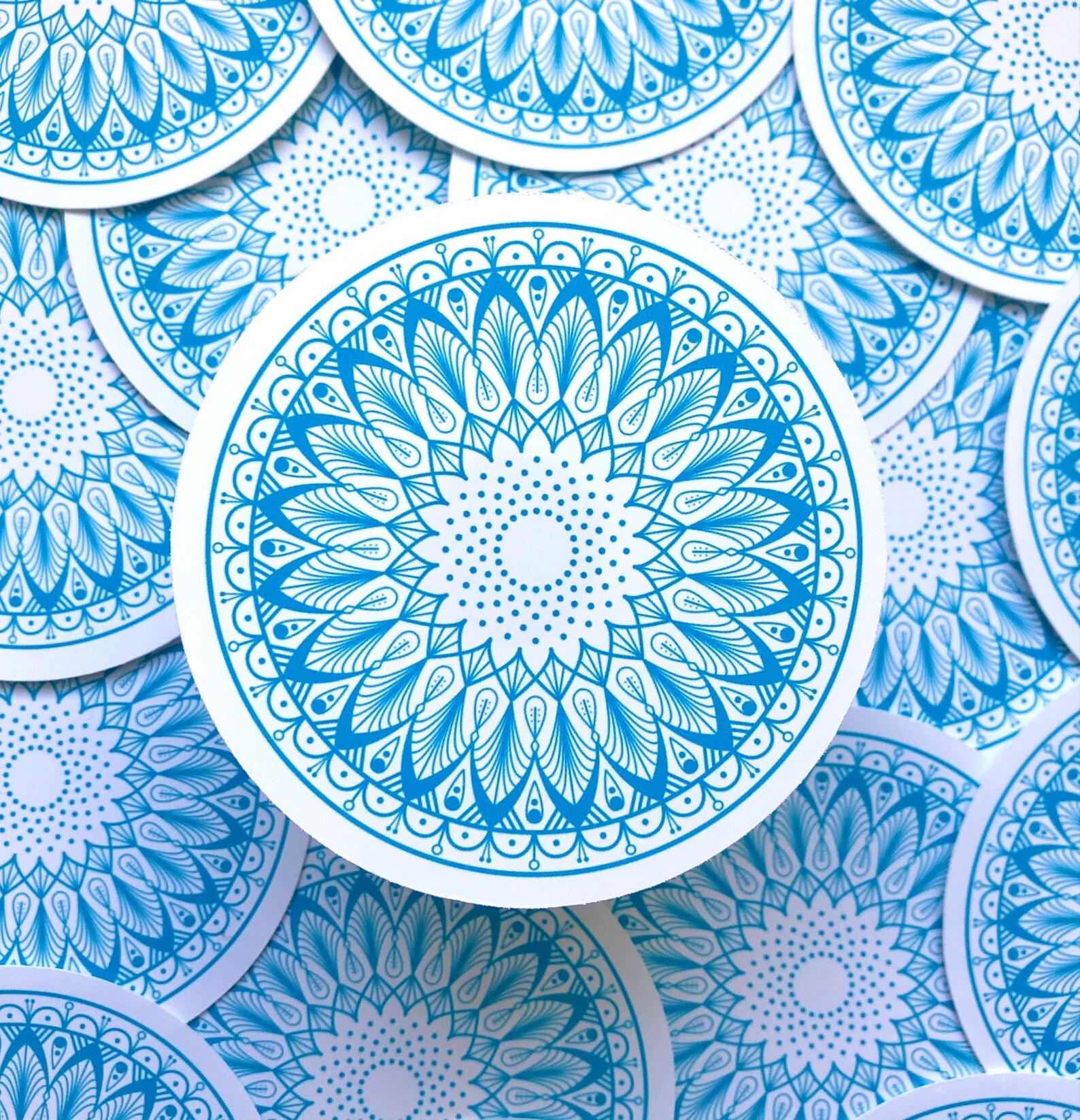 Aesthetic Mandala Large Vinyl Stickers Cute VSCO Sticker - Etsy