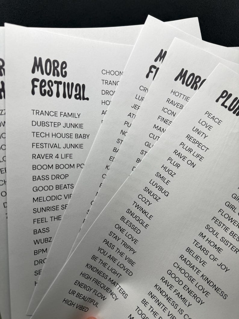 Kandi Phrase List Printable PDF - 250+ Kandi Ideas, Funny & Unhinged ...