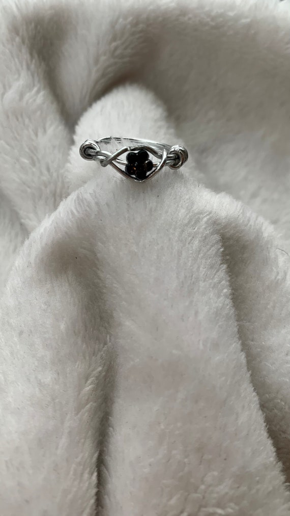 Flower Pinky Ring | Etsy