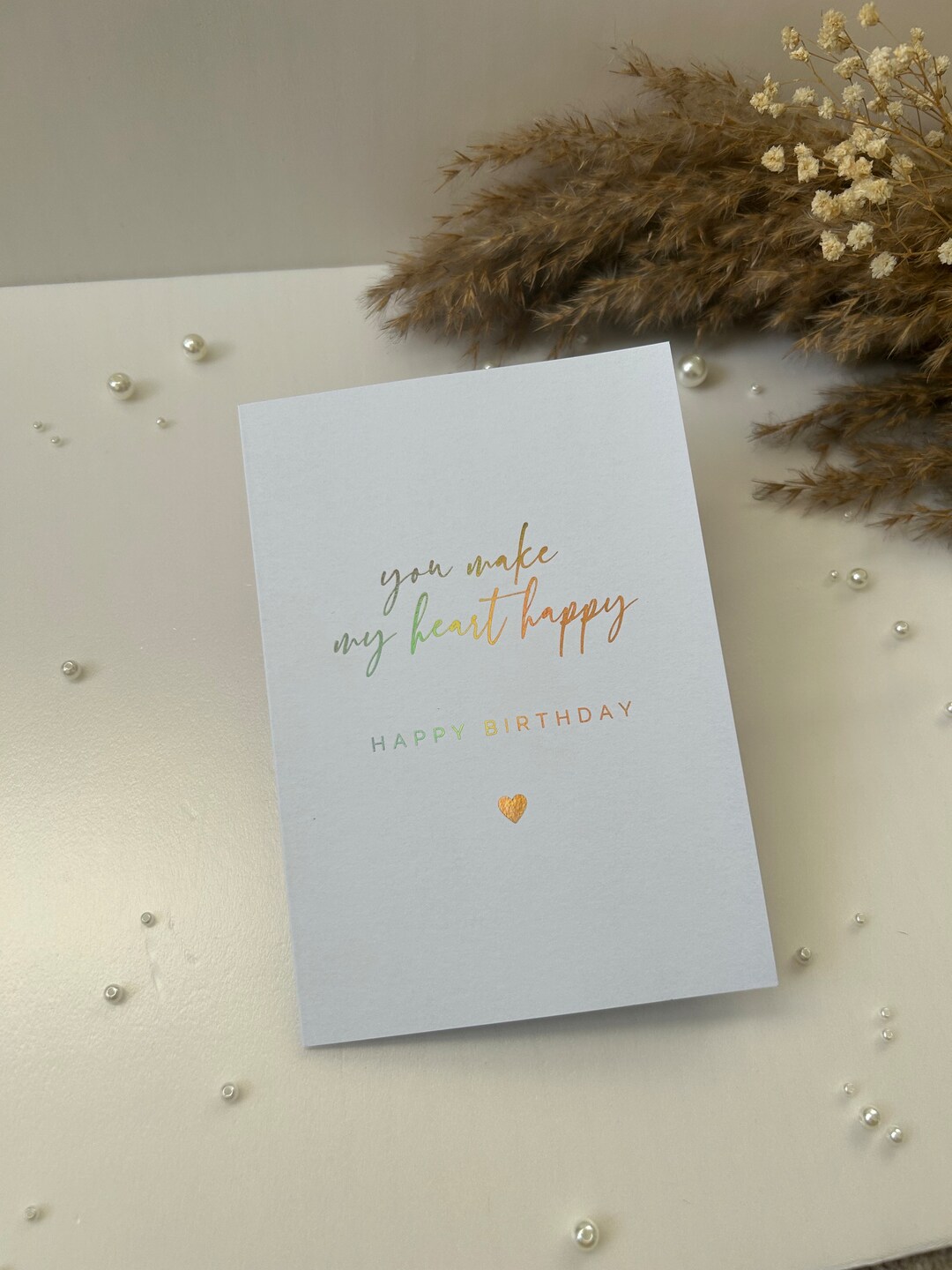 Boyfriend Birthday Card, Luxury Foil Card, Girlfriend Birthday Card ...