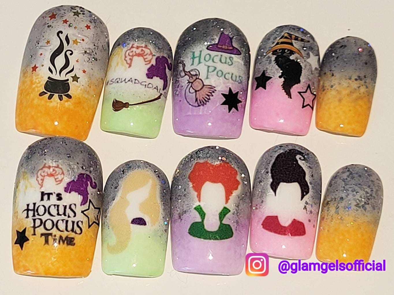 Hocus Pocus Press-on Nails - Etsy