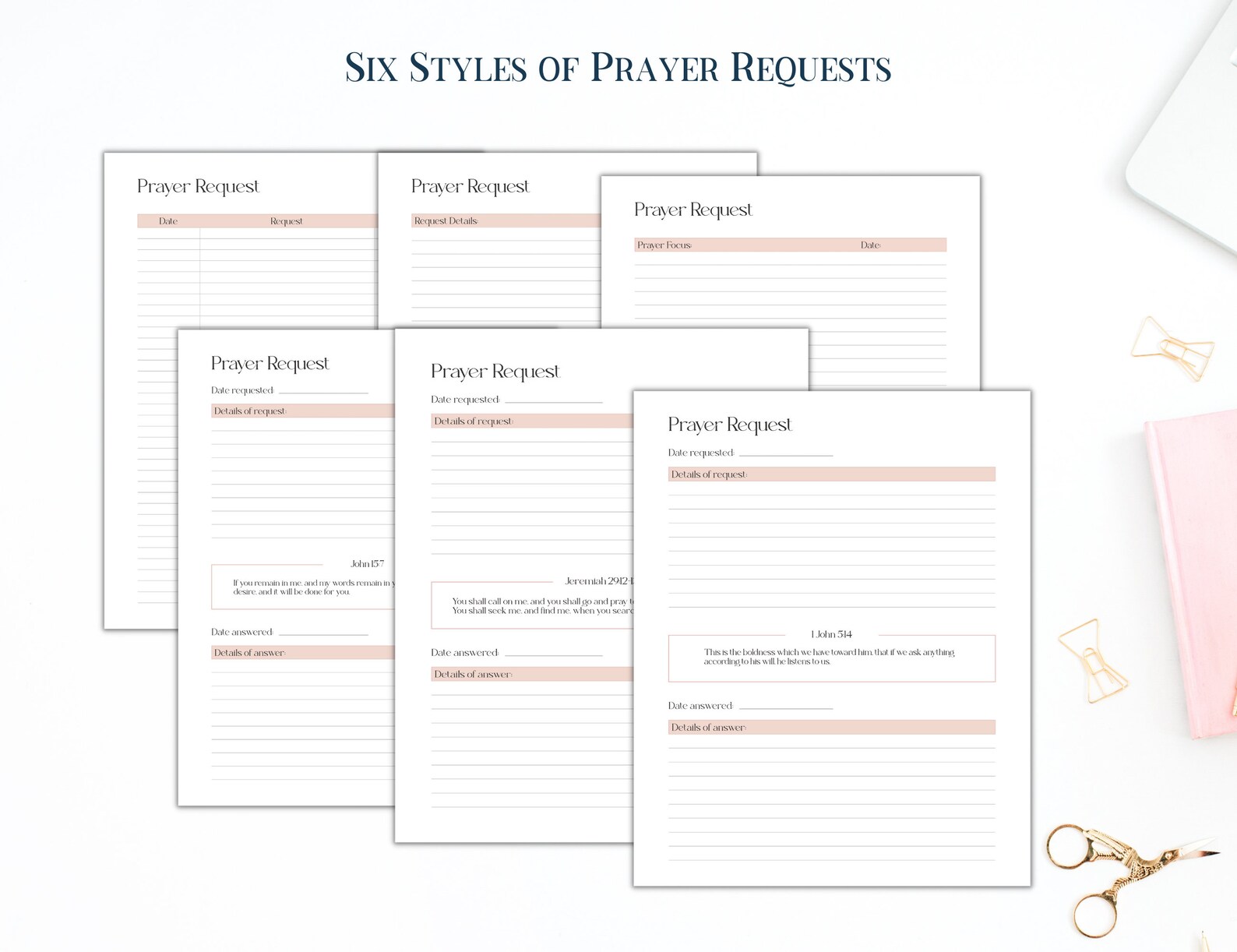 Printable Bible Study Journal: Enhance Your Daily Bible Study Routine ...