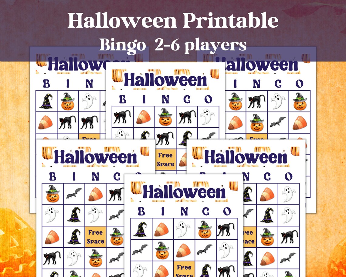 Halloween Game Bundle 6 Printable Family and Classroom Games - Etsy