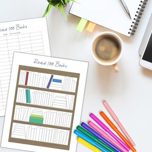 Reading Tracker Printable, Bookshelf Coloring Page, Homeschool Reading ...