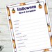Halloween Game Bundle 6 Printable Family and Classroom Games - Etsy