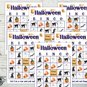 Halloween Game Bundle, 6 Printable Family and Classroom Games - Etsy