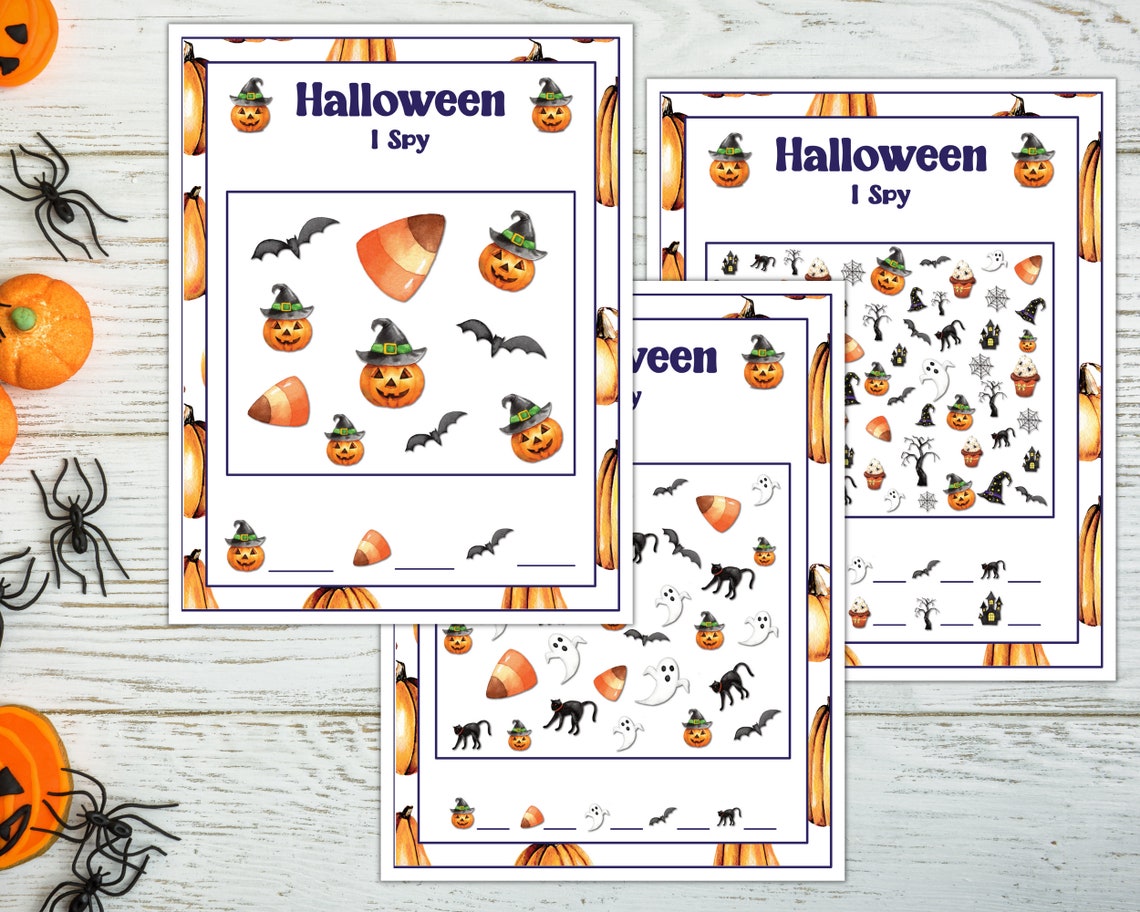Halloween Game Bundle 6 Printable Family and Classroom Games - Etsy