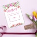 Mothers Day Watercolor Floral Printable Gift Card Holder, With an ...