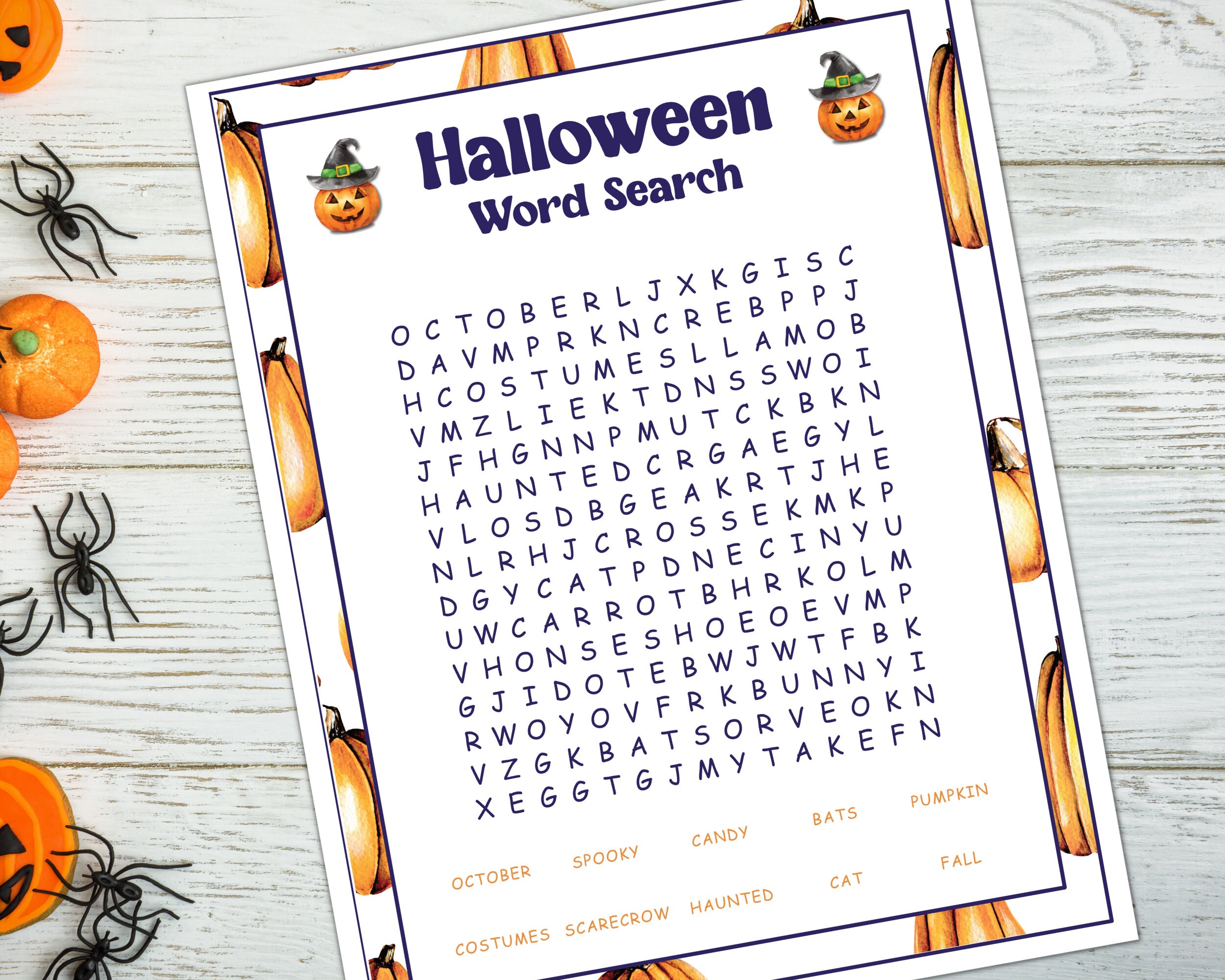 Halloween Game Bundle 6 Printable Family and Classroom Games - Etsy
