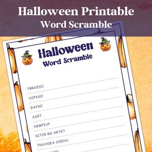 Halloween Game Bundle 6 Printable Family and Classroom Games - Etsy