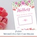 Mothers Day Watercolor Floral Printable Gift Card Holder, With an ...