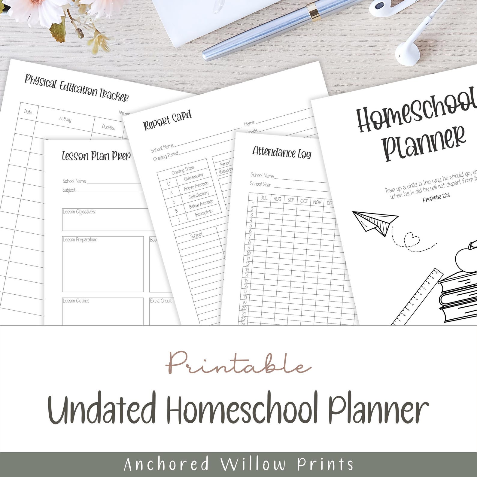 Complete Homeschool Planner Printable - Simplify, Organize, and Enhance ...