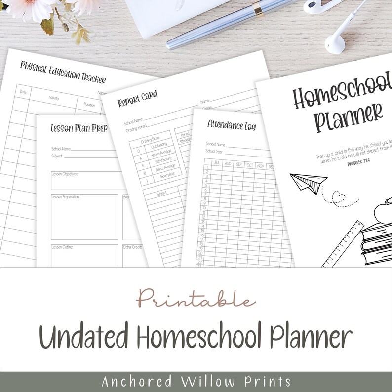 Complete Homeschool Planner Printable - Simplify, Organize, and Enhance ...