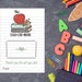 Teach Love Inspire Printable Gift Card Holder Teacher - Etsy