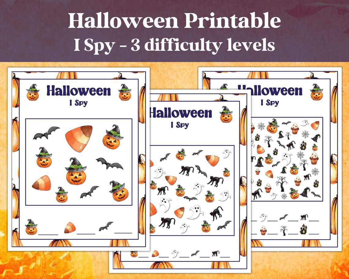 Halloween Game Bundle 6 Printable Family and Classroom Games - Etsy