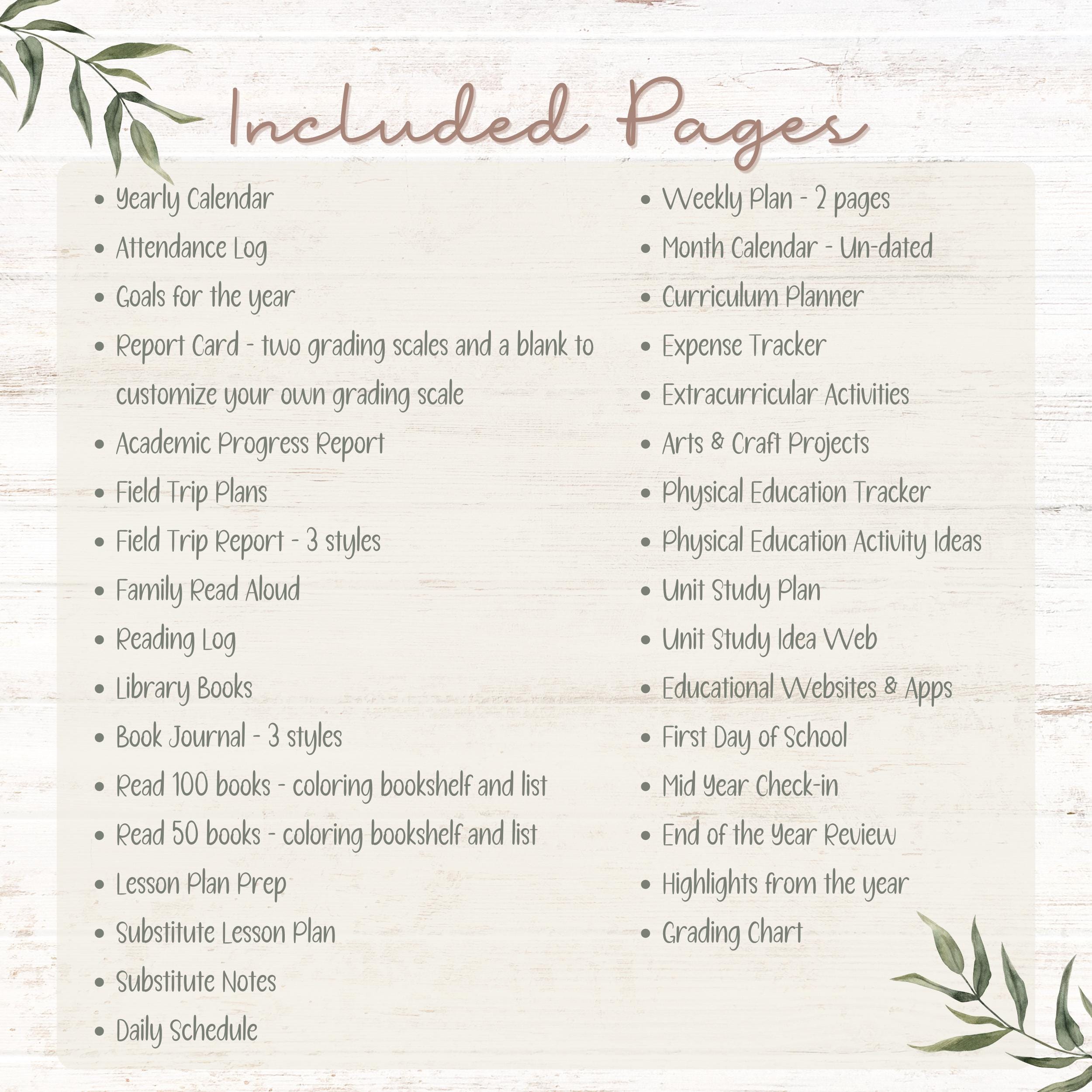 Complete Homeschool Planner Printable - Simplify, Organize, and Enhance ...