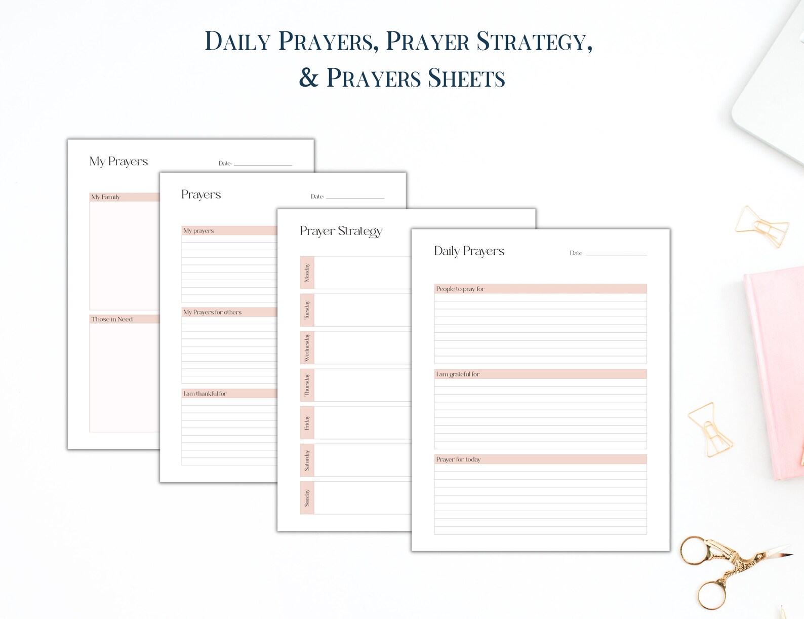 Printable Bible Study Journal: Enhance Your Daily Bible Study Routine ...