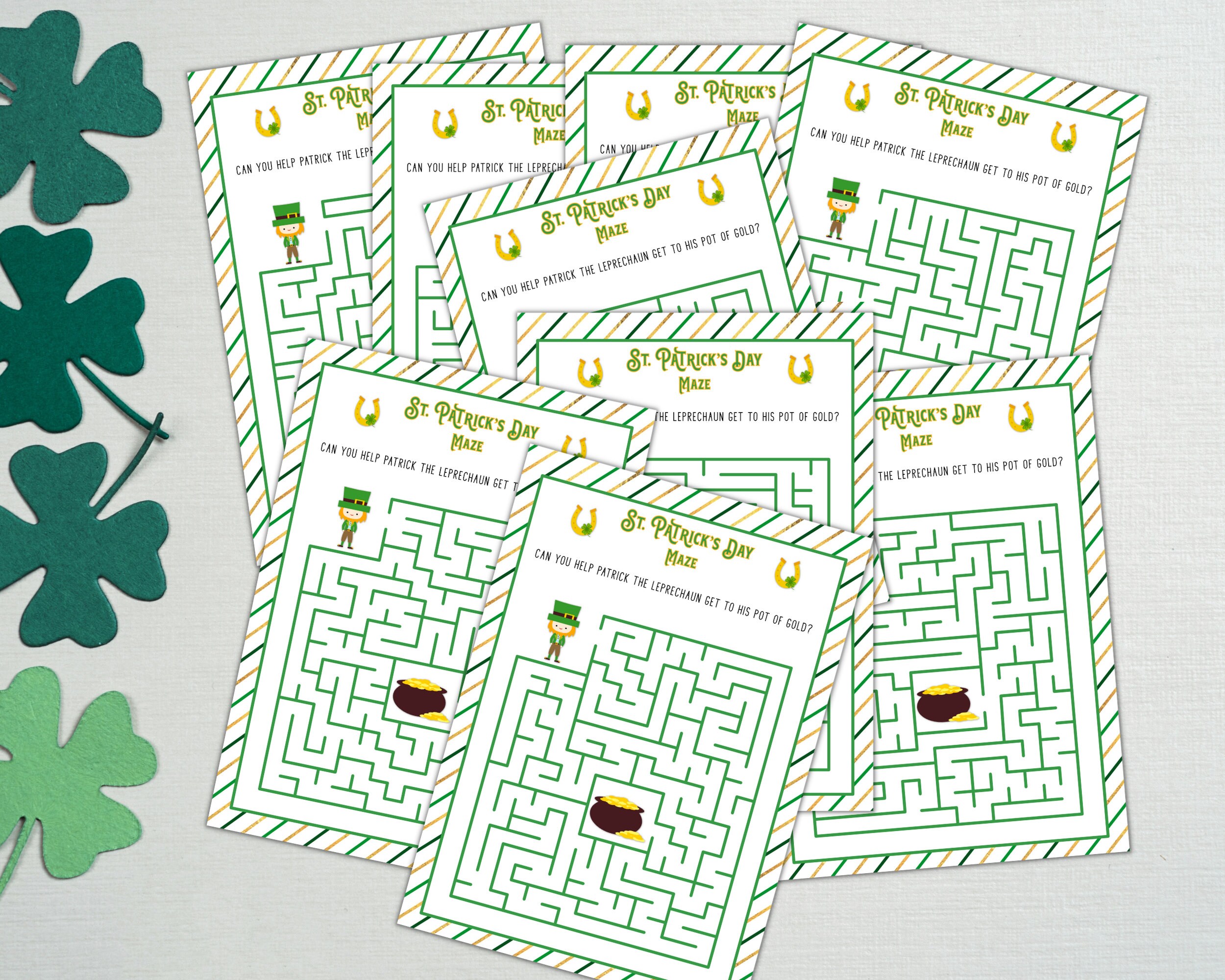 St. Patrick's Day Printable Kids Game & Activity Bundle is Great for ...