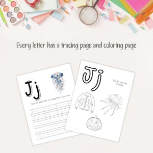 Printable Alphabet Workbook and Flash Cards, Master Letter Recognition ...