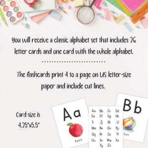 Printable Alphabet Workbook and Flash Cards, Master Letter Recognition ...