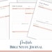 Printable Bible Study Journal: Enhance Your Daily Bible Study Routine ...