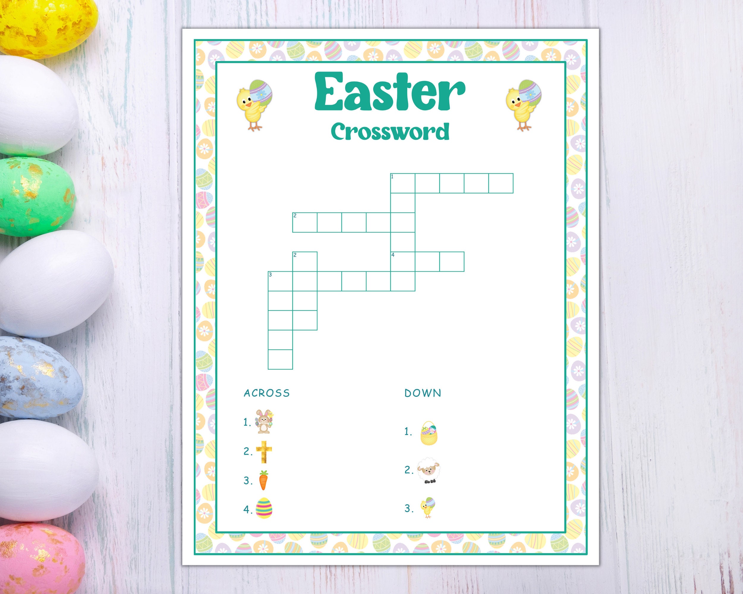 Easter Printable Kids Game & Activity Bundle is Great for Homeschool ...