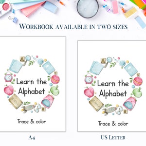 Printable Alphabet Workbook and Flash Cards, Master Letter Recognition ...