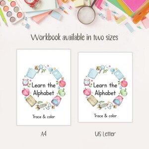 Printable Alphabet Workbook and Flash Cards, Master Letter Recognition ...