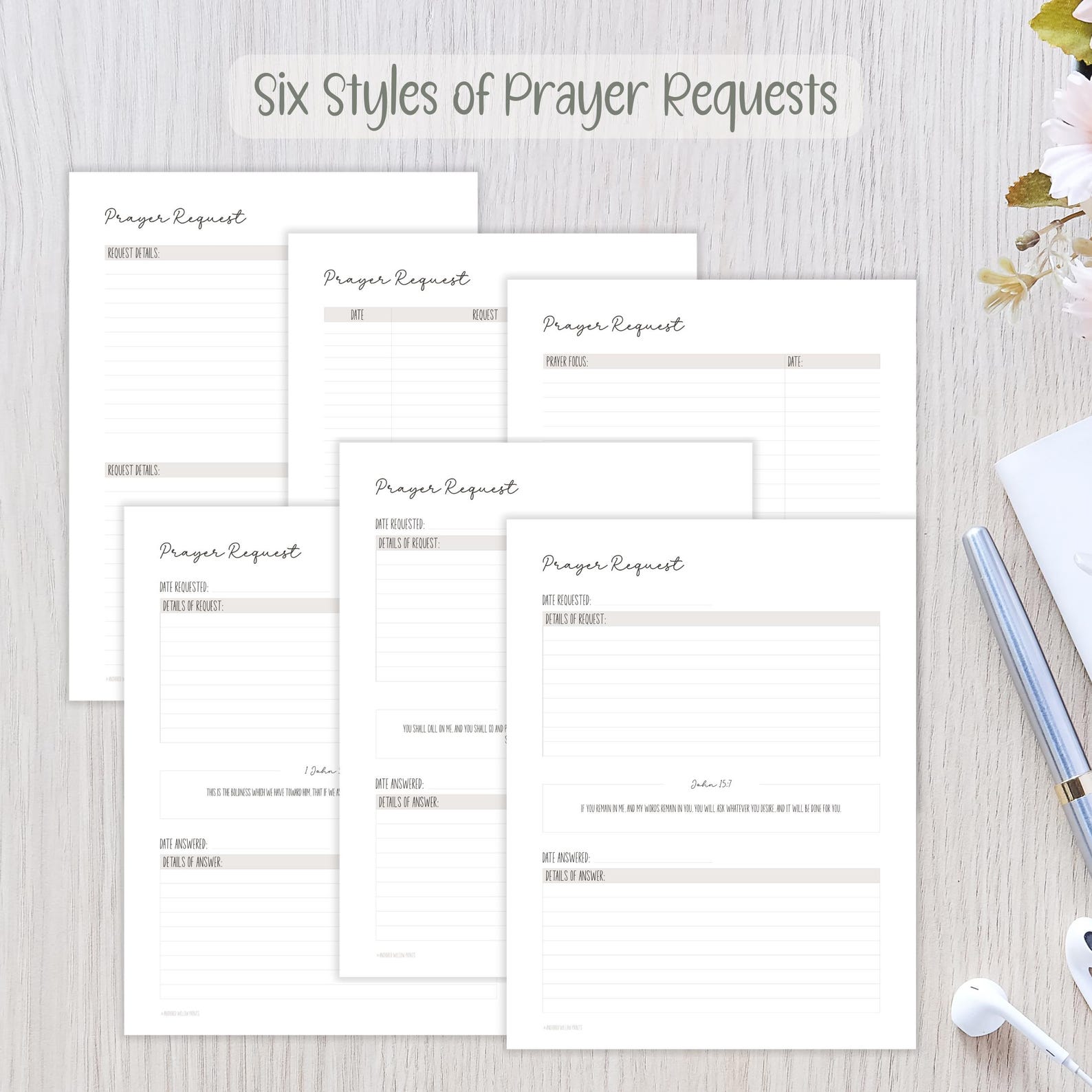 Comprehensive Printable Bible Study Journal: Elevate Your Daily ...
